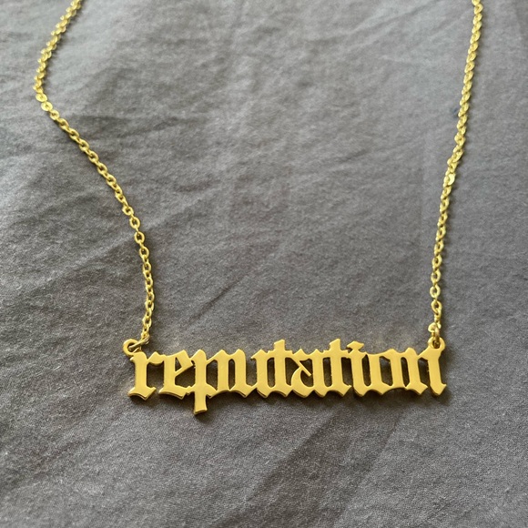 Jewelry | Taylor Swift Reputation Gold Necklace | Poshmark